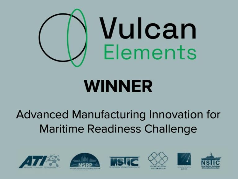 Vulcan Elements Selected as Winner of Advanced Manufacturing Innovation ...